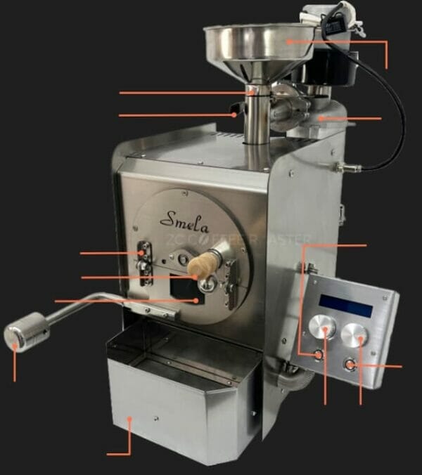 Smola 500G Coffee Roaster Small Sample Roaster Smart 1 LB 16OZ - ZC ROASTER